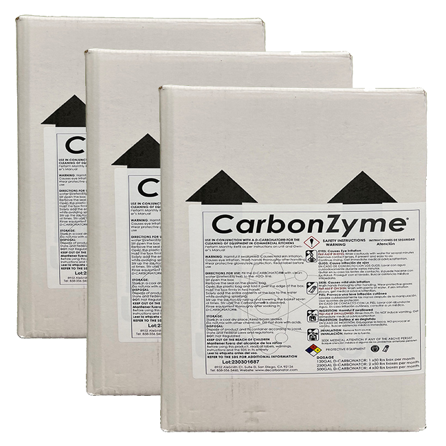 40GAL Decarbonator® CarbonZyme® 3x15lbs 3-Month Supply - Decarbonator