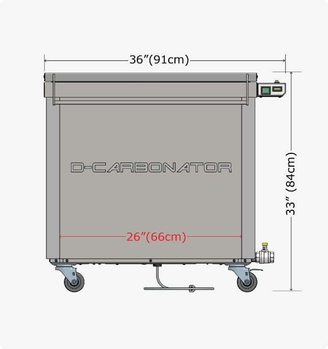 Depósito Decarbonator® 40GAL - Decarbonator